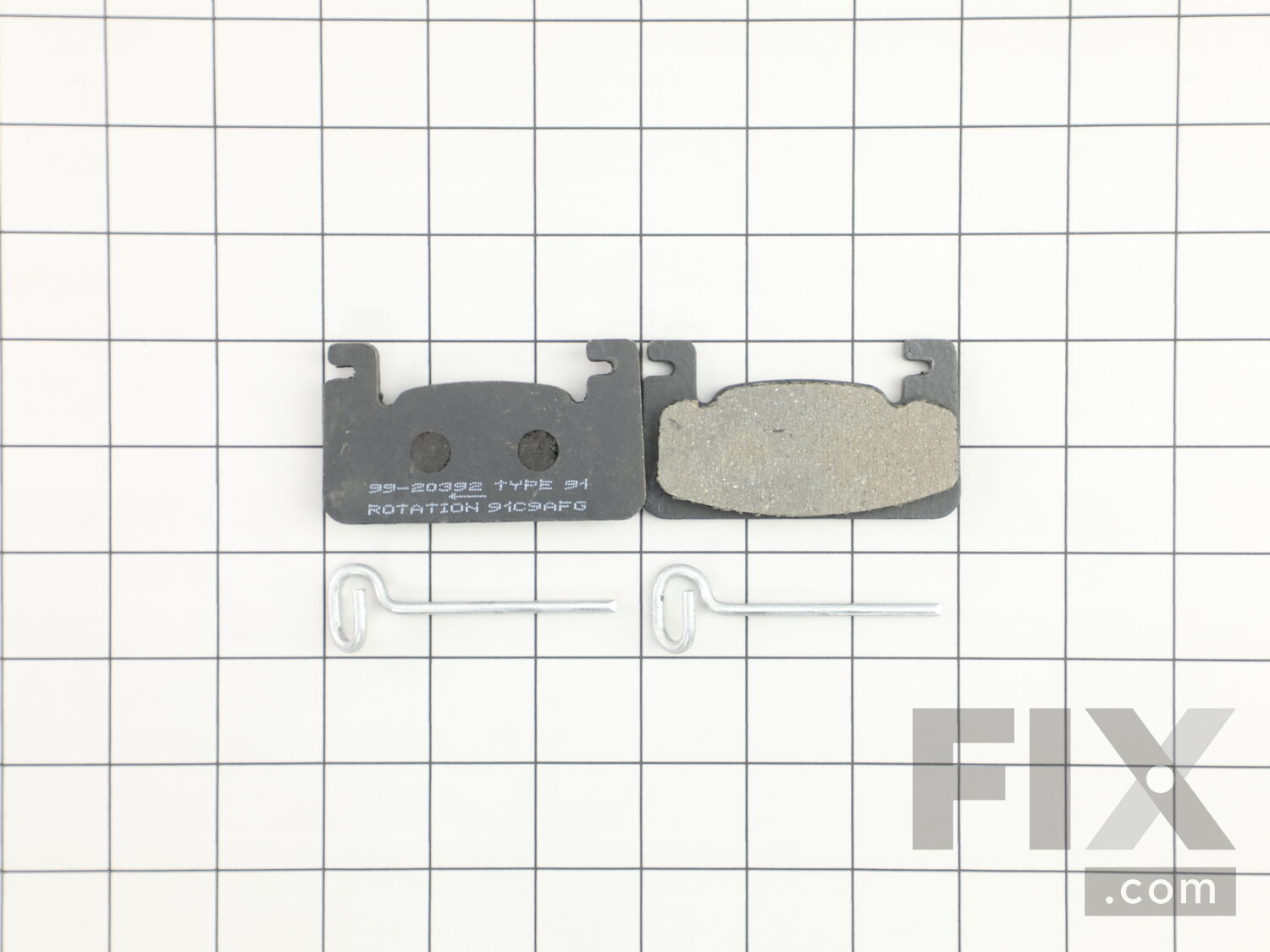 OEM Toro 107-0708 FRICTION PAD AND PIN KIT - Fix.com