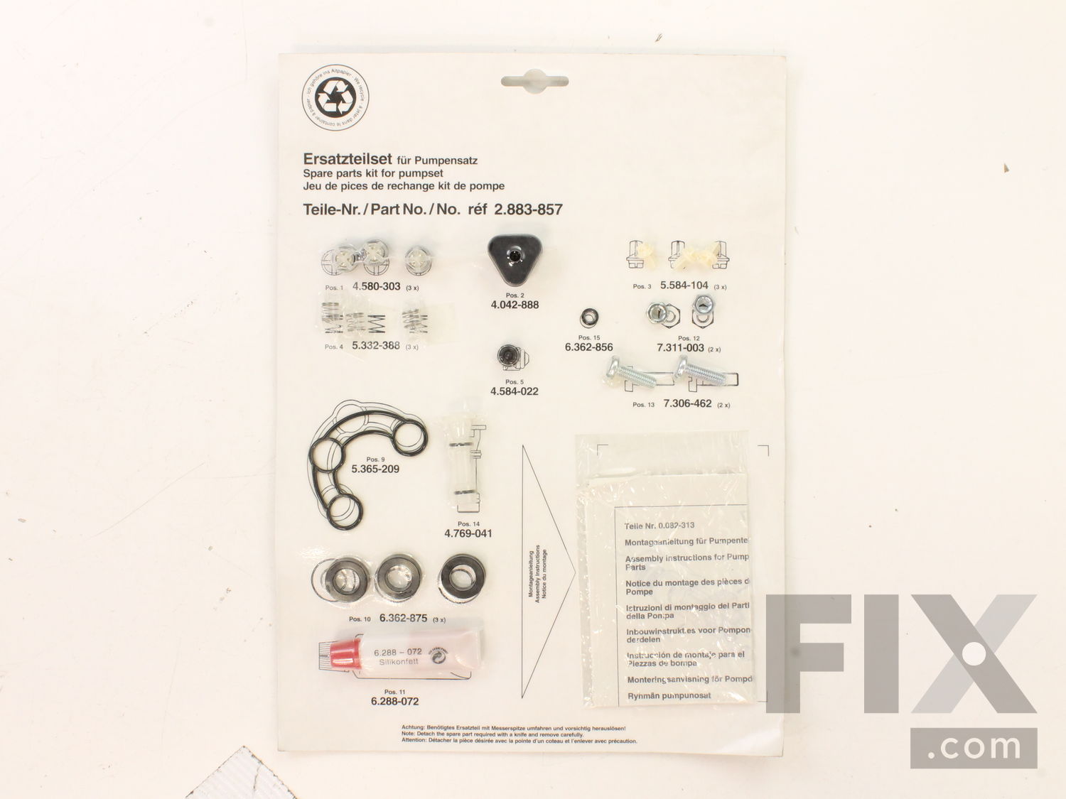 OEM Karcher 2.883-857.0 Pump Set (k210) - Fix.com